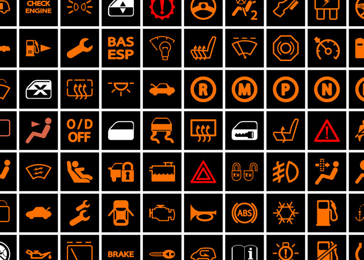 Symbole Kontrollleuchten